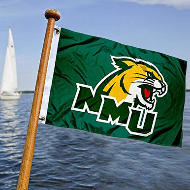 College Flags Banners Co NMU Wildcats Boat and Nautical Flag ...