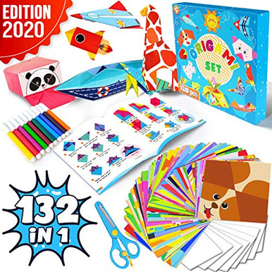 Dinonano Origami Paper Craft Kits for Kids - Arts and Crafts Kit ...