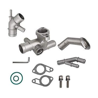WFLNHB Cast Aluminum Coolant Flange Upgrade Kit 06A121133J for VW Golf ...