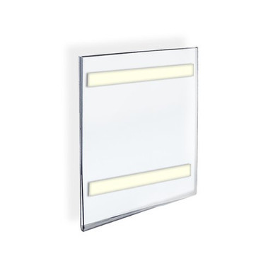 Azar Displays Acrylic Vertical Wall Mount Sign Holder with Adhesive ...
