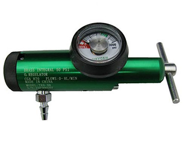 The Aftermarket Group Oxygen Cylinder Regulator, Green Anodized ...