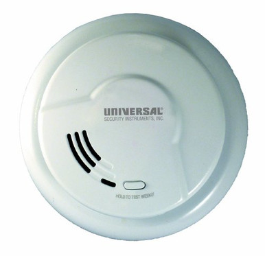 Universal Security Instruments Battery-Operated Ionization Smoke & Fire ...