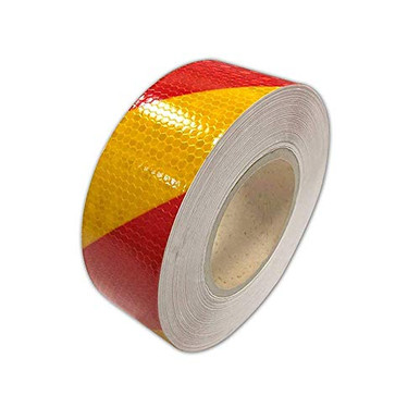 Reflective Hazard Tape Safety Reflectors Tape Red Yellow Diamond Types ...