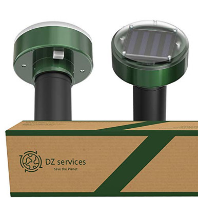 Pack of 2, Solar Mole Repellent Sonic Device, Sonic Mole Repeller, get ...