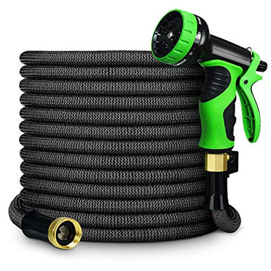 GardenJoy Expandable Garden Hose 100ft Water Hose with All Improved ...