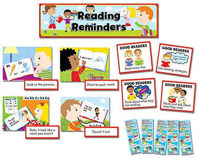 Creative Teaching Press Mini Bulletin Board Set, Reading Reminders ...