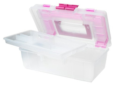 Creative Options 114-082 Molded Storage Craft Box with Lift-Out Tray ...