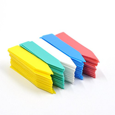 eZAKKA 500pcs 2 Inches Plastic Plant Labels Plant Nursery Garden Labels ...