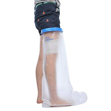 Waterproof Leg Cast Shower Protetcor Adult Full Leg Cast Cover for ...