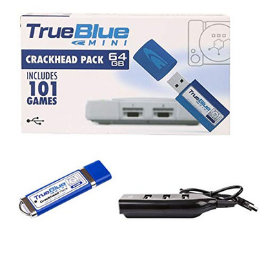 PeleusTech True Blue Mini Crackhead Pack for Playstation Classic - 64GB ...