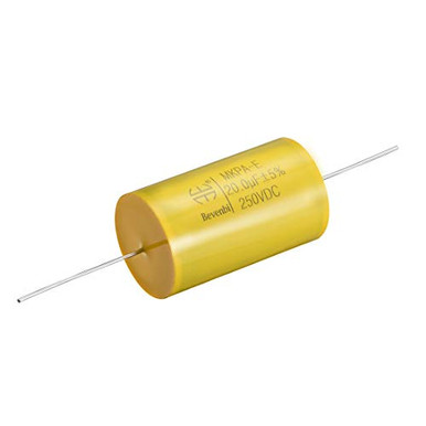 uxcell Film Capacitor 250V DC 20.0uF Round Axial Polypropylene Film ...