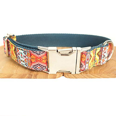 Dtour Classic Basic Dog Collar,Adjustable Metal Clasp Multi-Color Dog ...