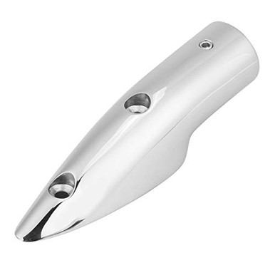 Acouto 7/8" 5-1/2 Degree Stainless Steel Marine Boat Hand Rail End Top ...