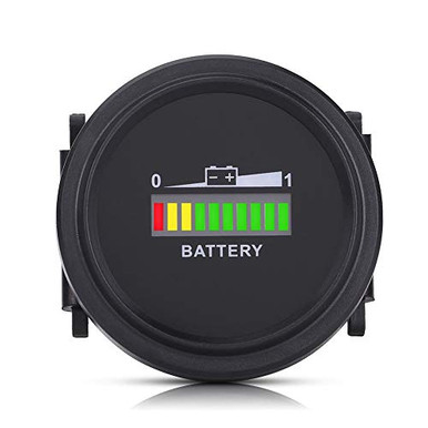 Qiilu Battery Indicator, 12V/24V/36V/48V/72V LED Digital Battery ...
