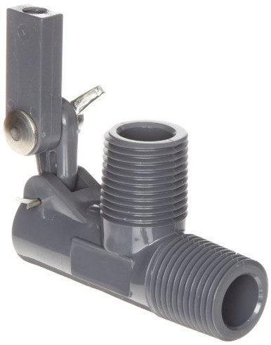 Kerick Valve PS050525 PVC Float Valve, Standard Mount, 12.5 gpm at 60 ...