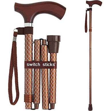 Switch Sticks Aluminum Adjustable Folding Cane and Walking Stick ...