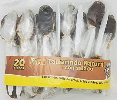 Dulces Lizeth Tamarindo Natural con Salado 20 pieces 520 grams 1834oz ...