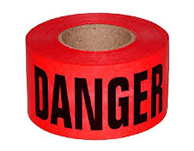 Disposable Safety Barricade Tape 3 inches X 300 Feet Danger Tape Typhon ...