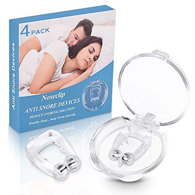 Hamdril Anti snoring Device 4 Pack of Soft Silicone Magnetic Anti Snore ...
