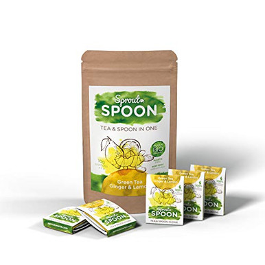 Sprout Spoon Green Tea Ginger & Lemon | Made from 100% eco-Friendly ...