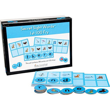 Really Good Stuff 164038 Secret Sight Words 1st 100 Fry Fun Game Uses ...