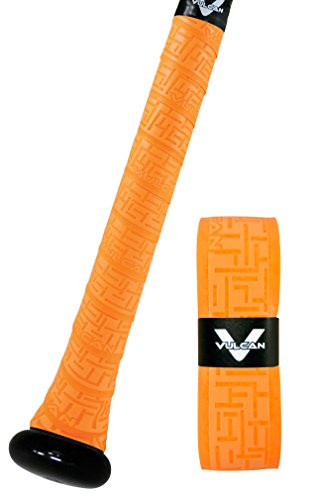 Vulcan Bat Grip, Vulcan 1.75mm Bat Grip, Optic Orange - Warehousesoverstock