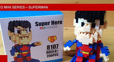 Superman - Super Hero Mini Series blocks - Warehousesoverstock