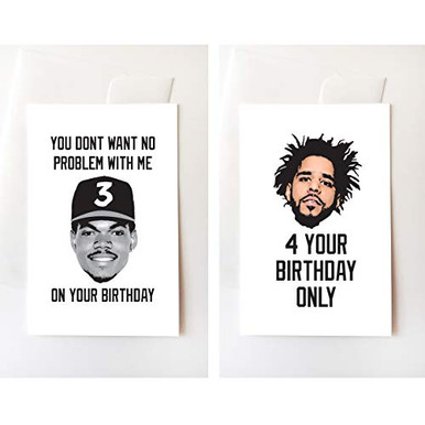 No Problems 4 Your Birthday Only Happy Birthday Greeting Card Set Funny ...