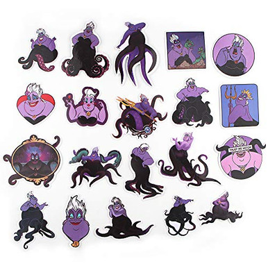 Cartoon Movie Ursula The Little Mermaid Themed 20 Piece Sticker Decal ...