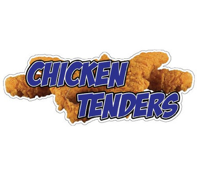 Chicken TENDERS Concession Decal Strips Trailer Sign - Warehousesoverstock