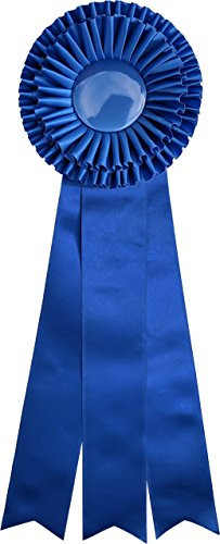 Giant Premium Blue Ribbon Award Rosette for Prize Party Gift or Prop 18 ...