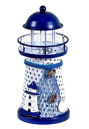 Bellaa #1 Nautical Color Changing LED Lantern Night Light Metal Vintage ...