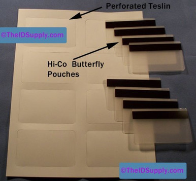 Inkjet Teslin 8 ID Card Kit with Pouches - Warehousesoverstock