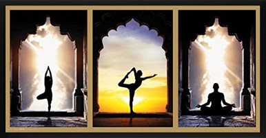 Culturenik Yoga Poses Asanas Exercise India Inspirational Motivational ...