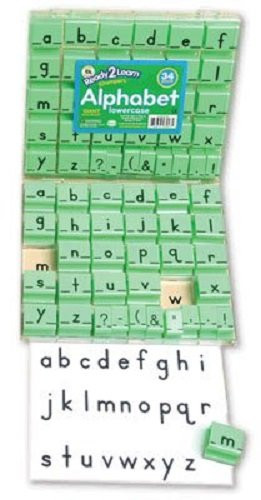 Ready 2 Learn Alphabet Stamps - Lowercase - Large - Set of 34 - Letter ...