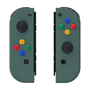 eXtremeRate Soft Touch Pine Green Joycon Handheld Controller Housing ...