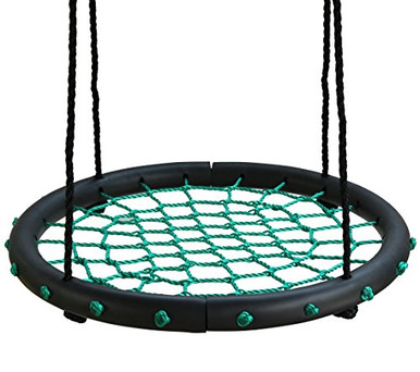 Movement God Spider Web Tree Swing with Adjustable Hanging Ropes 24 ...