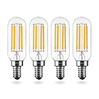 40W Equivalent Candelabra Dimmable T8 Vintage Light Bulb, E12 Small ...