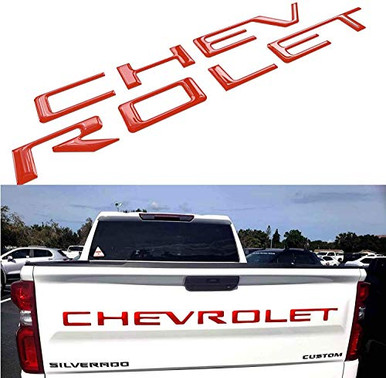 Tailgate Raised Letters Compatible with 2019 2020 Silverado Models 3M ...