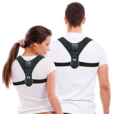 TrebWest Posture Corrector - Adjustable Comfortable Back Support Brace ...