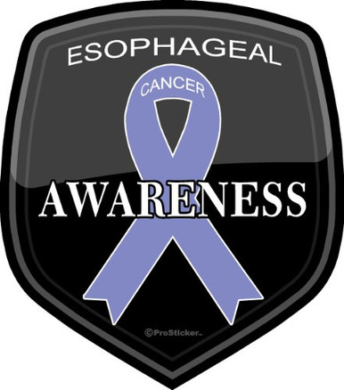 ProSticker 2521 One 4 Cancer Awareness Series Esophageal Decal Sticker ...