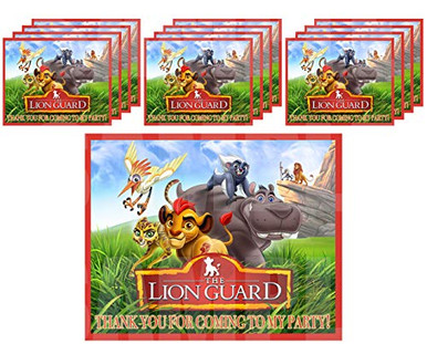 Lion Guard Stickers Party Favors Supplies Decorations Gift Bag Label ...