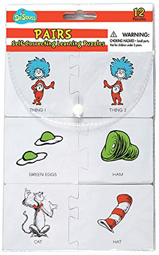 Eureka Dr Seuss Back to School Matching Puzzle for Kids 12pc ...