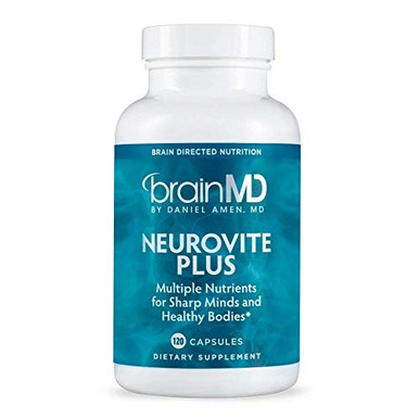 Dr Amen brainMD NeuroVite Plus 120 Capsules Multivitamin Mineral ...