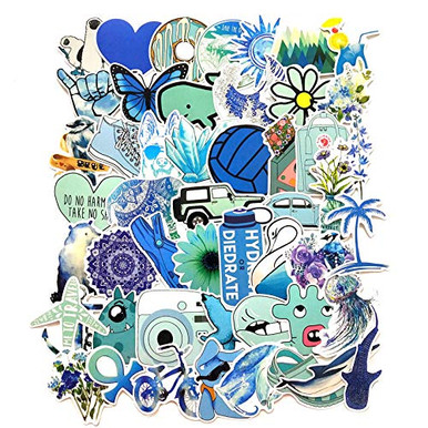 50pcs Featured Stickers Surf Beach Sand PVC Waterproof Stickers Vinyl ...