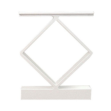 Peak Aluminum Railing White Aluminum Decorative Handrail Spacer 4 Pack ...