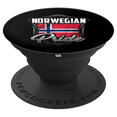 Norwegian Norway Pride Flag Roots PopSockets Grip and Stand for Phones ...