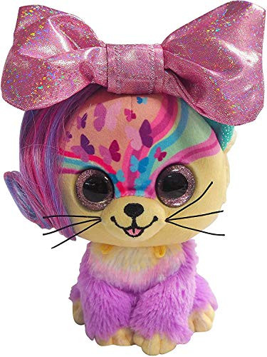 Little Bow Pets Stuffed Animals - Large Soft Fluffy Plush Multi-Color ...