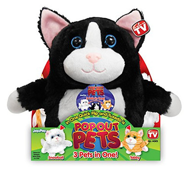 Pop Out Pets Kittens, Reversible Plush Toy, Get 3 Stuffed Animals in ...