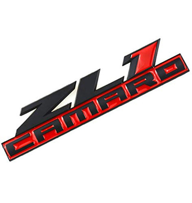 1Pcs ZL1 Camaro Emblem Sticker Badge Decals 3D Metal Auto Car Side ...